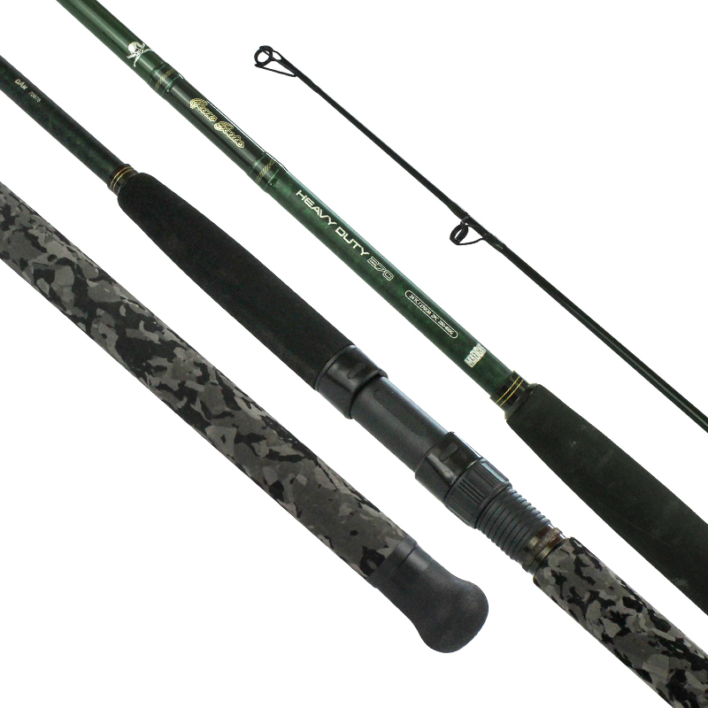 Custom Boat Fishing Rod Strong 2 Section Carbon Fibre Catfish Fishing ...